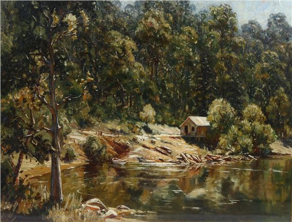 Howard Barron | Reflections - Macdonald River Australia | MutualArt