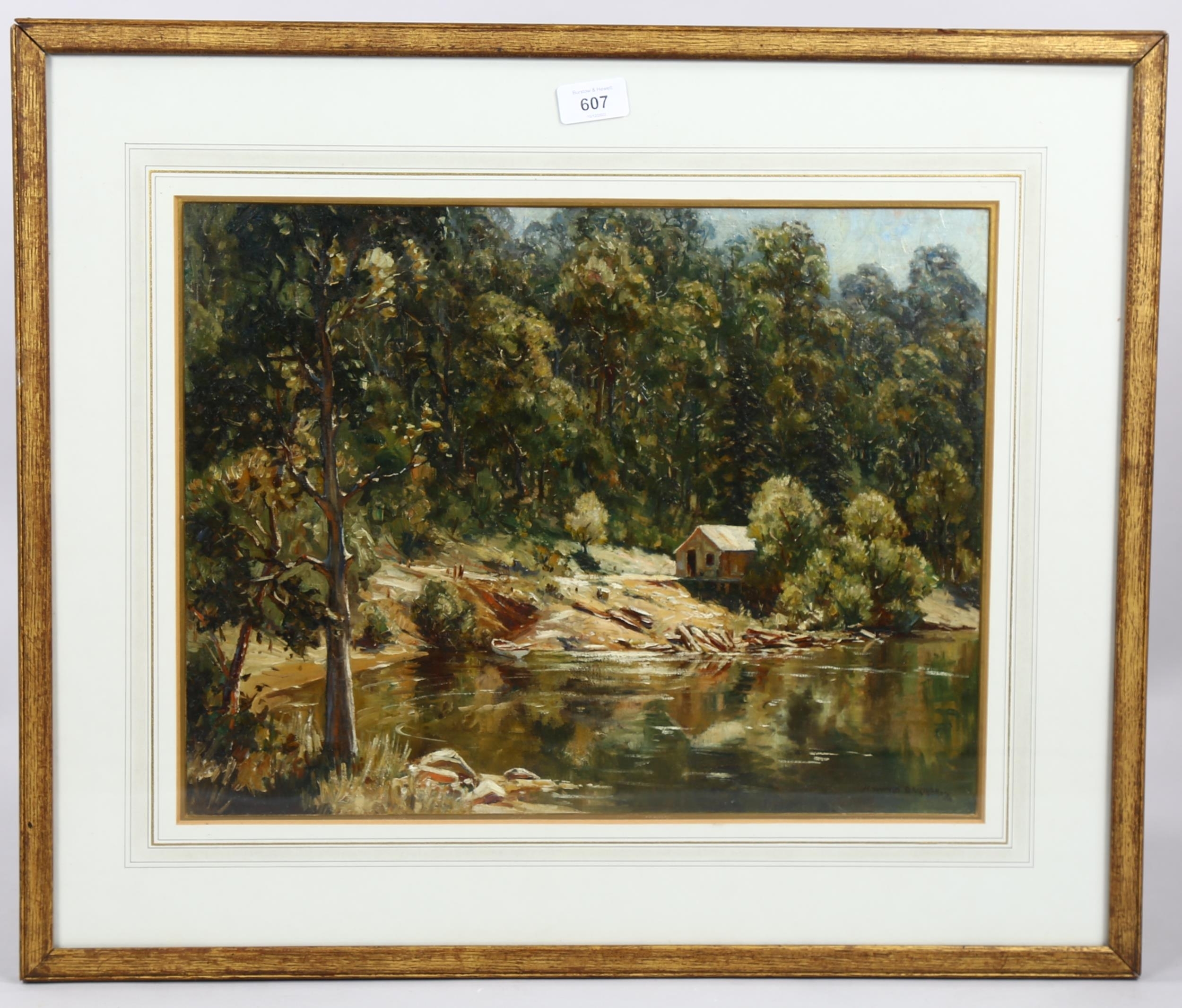 Howard Barron | Reflections - Macdonald River Australia | MutualArt