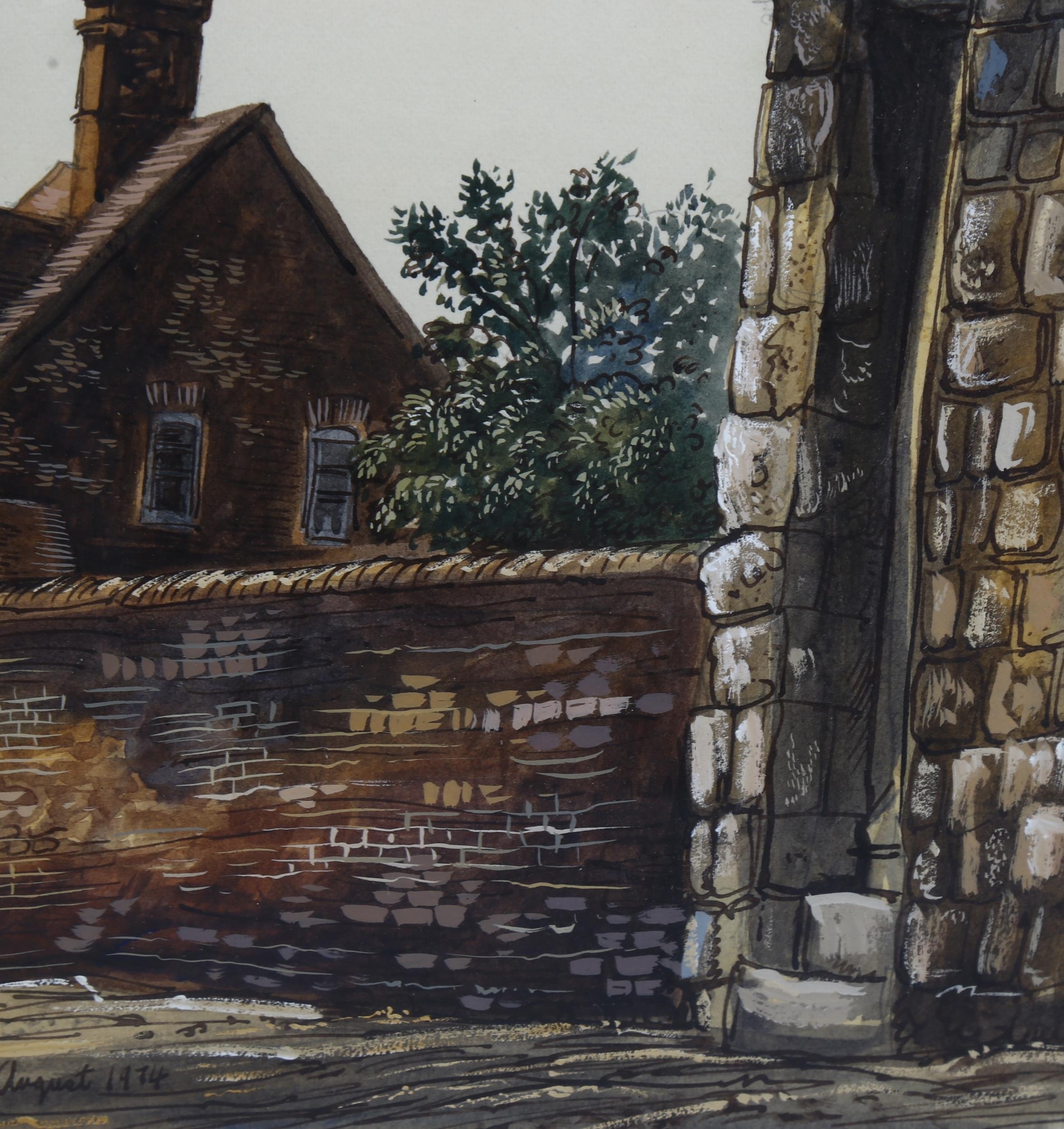 Edward Stamp | Rural street scene (1974) | MutualArt
