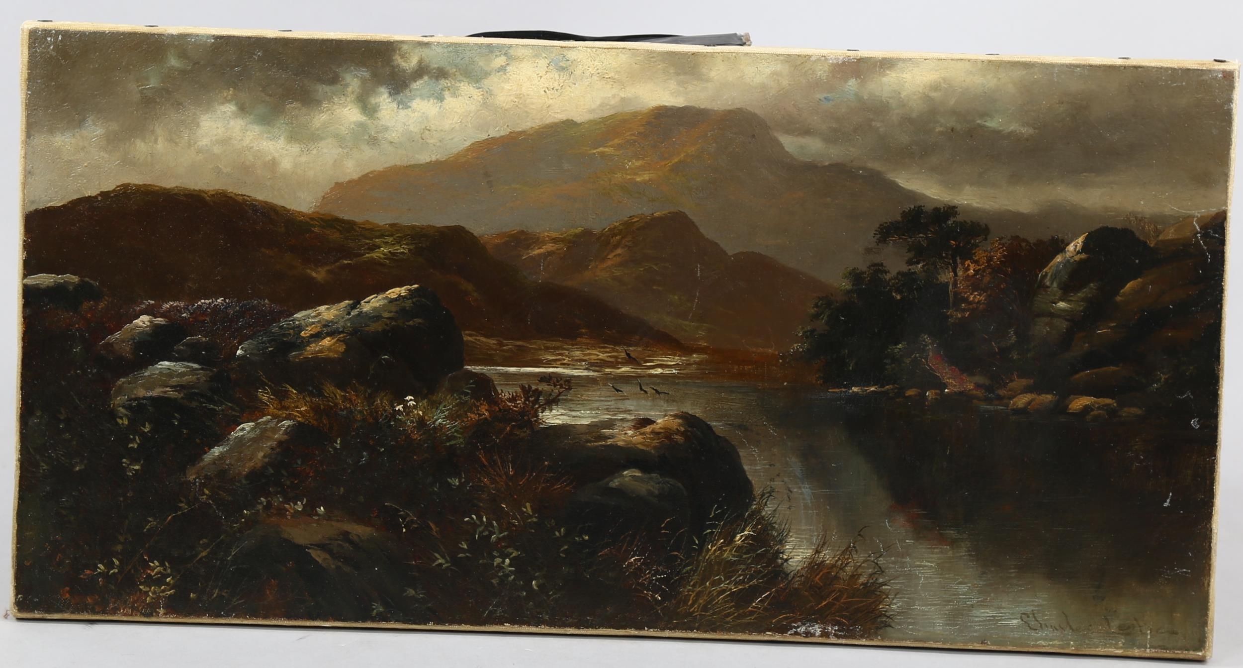 Charles Leslie | Highland landscape (19th Century 20th Century) | MutualArt