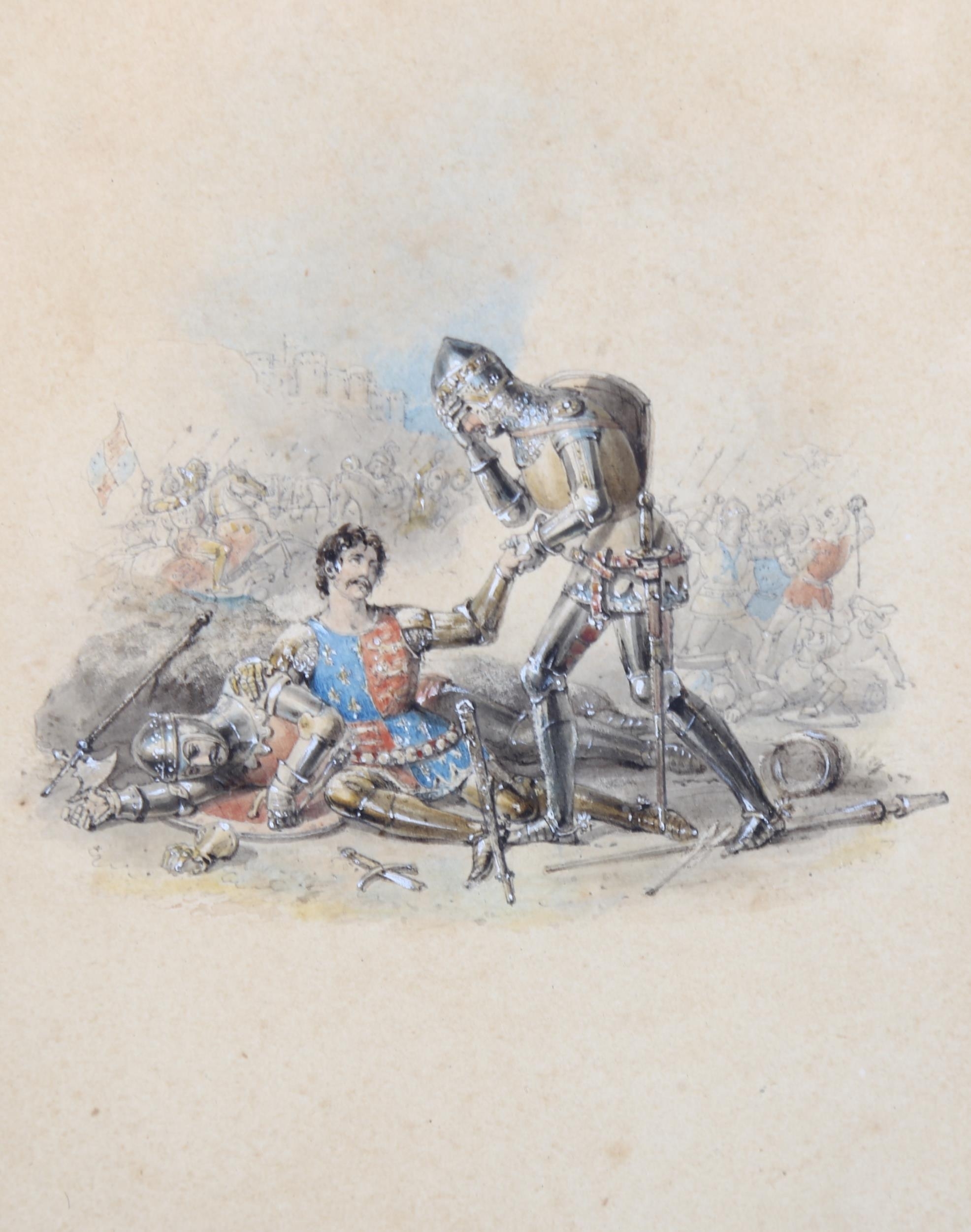 George Cattermole | Medieval battle scene | MutualArt