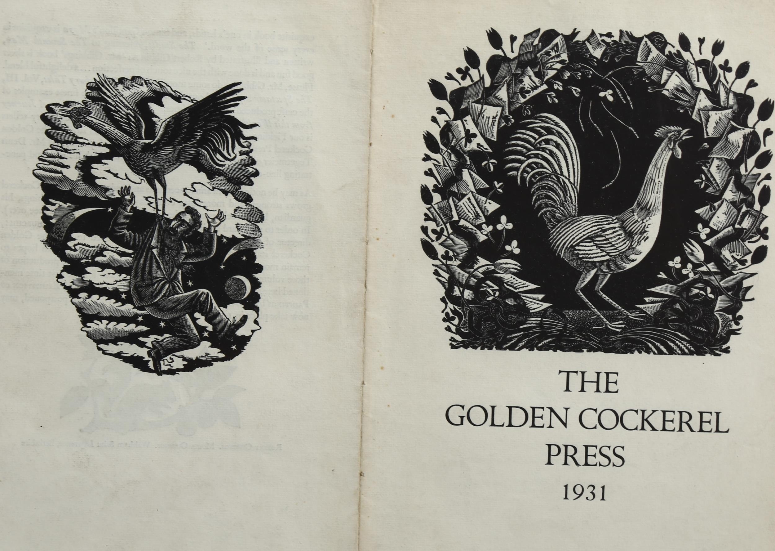 Eric Ravilious | Golden Cockerel Press (1931) | MutualArt