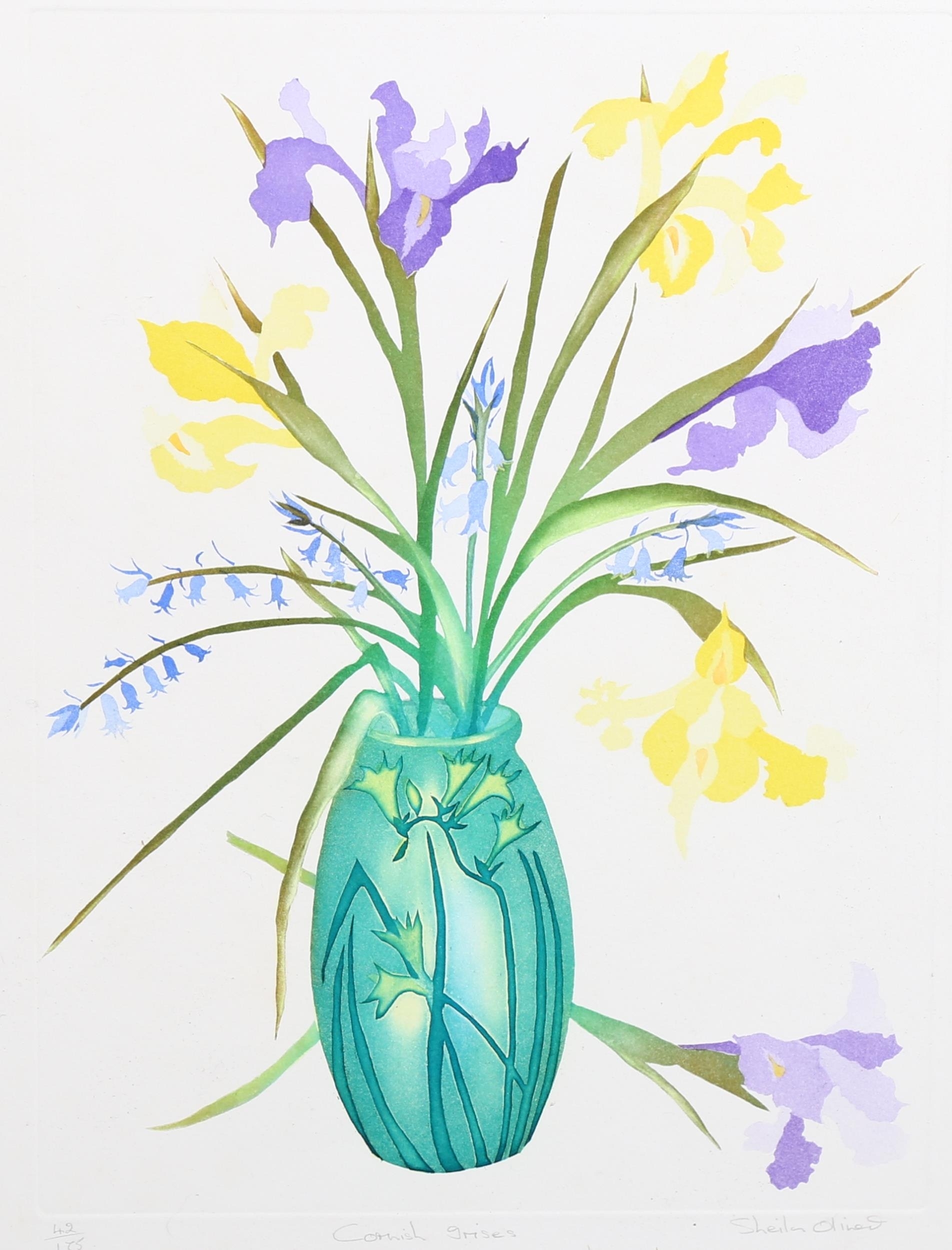 Sheila Oliner | Cornish Irises | MutualArt