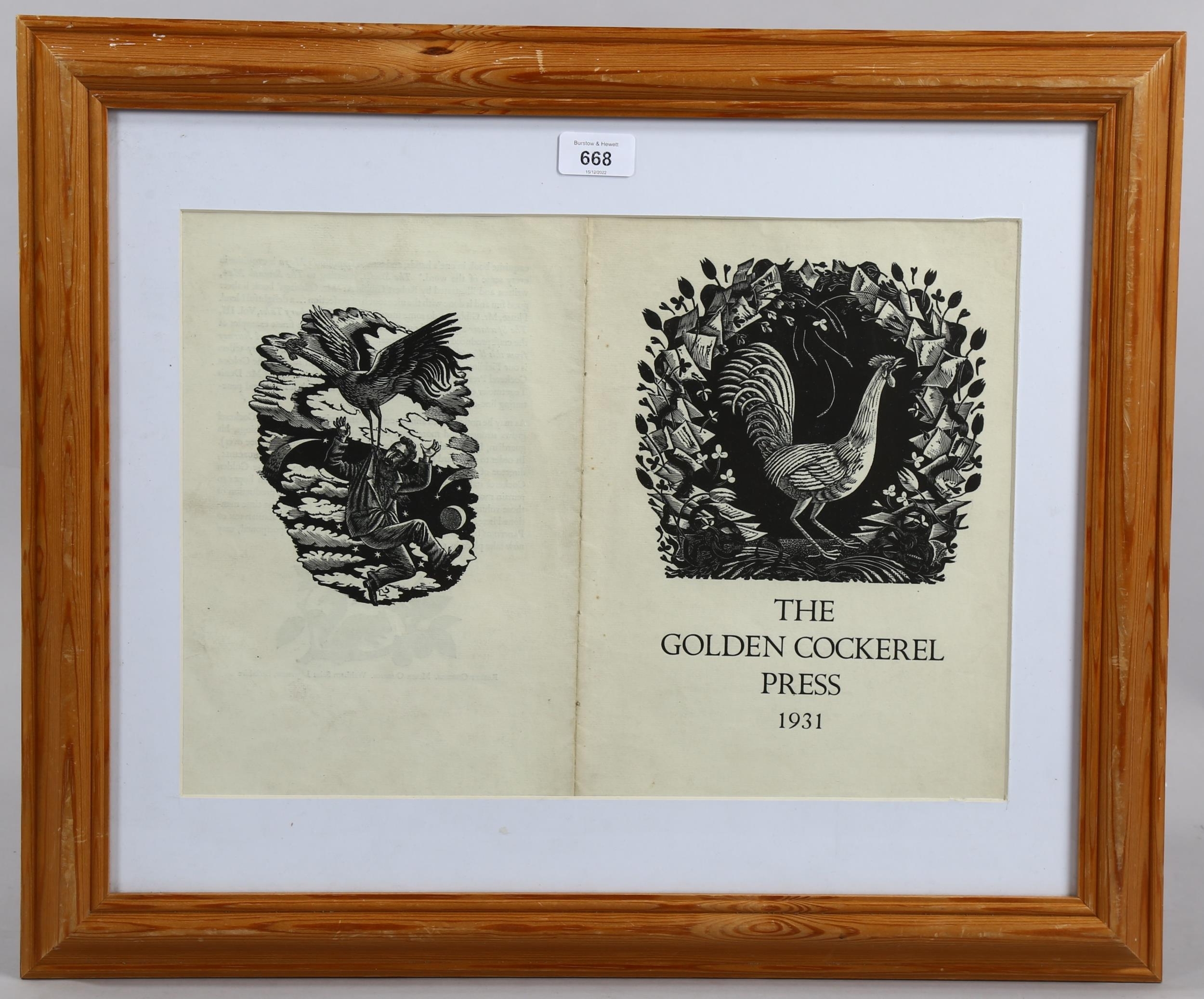 Eric Ravilious | Golden Cockerel Press (1931) | MutualArt