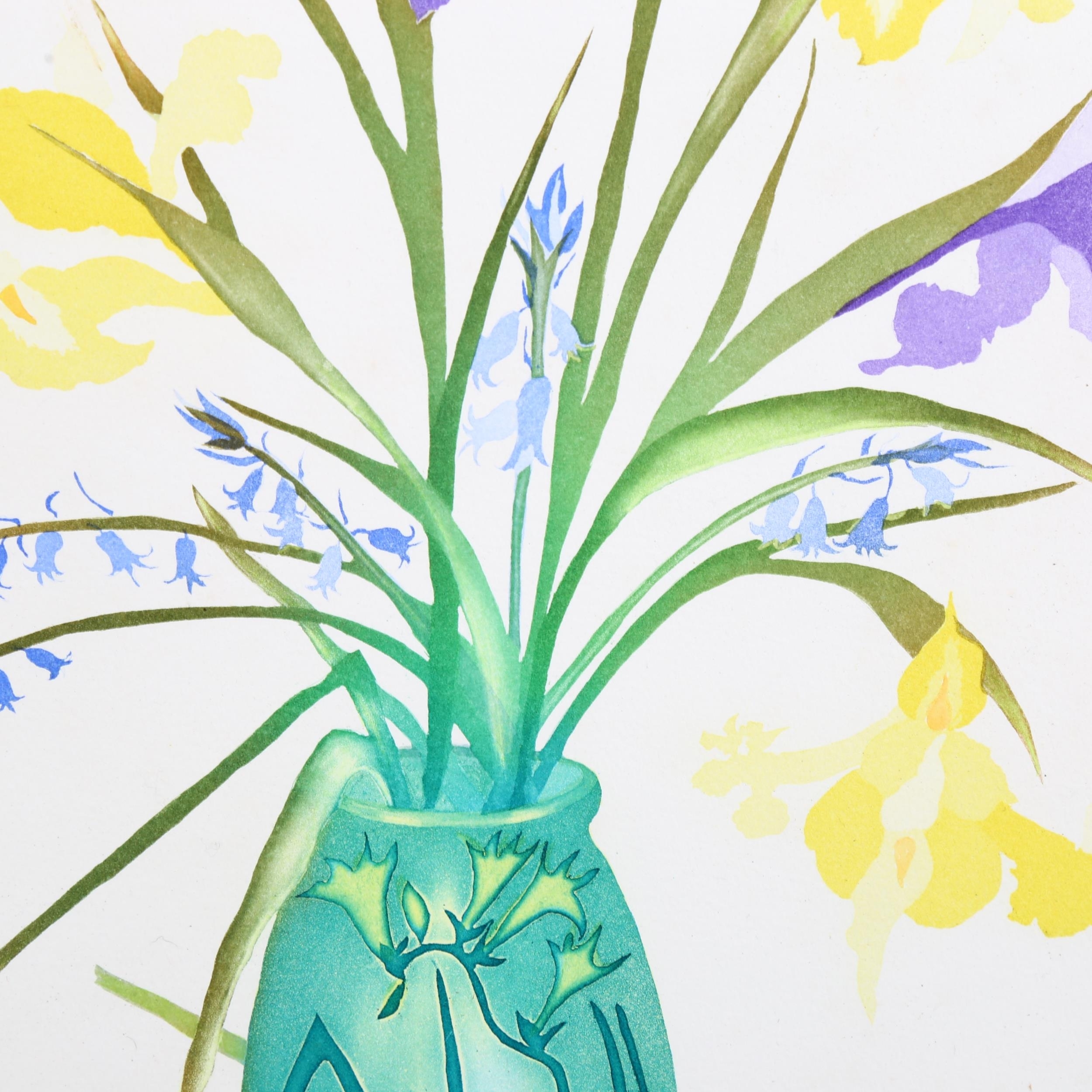 Sheila Oliner | Cornish Irises | MutualArt