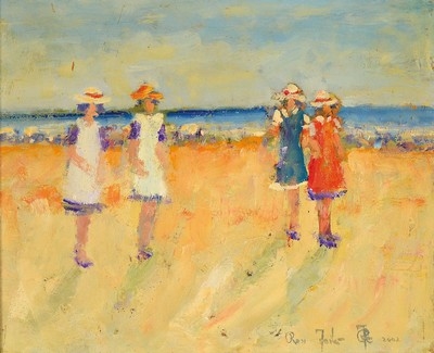 Ross Foster | 2 works: beach scenes | MutualArt