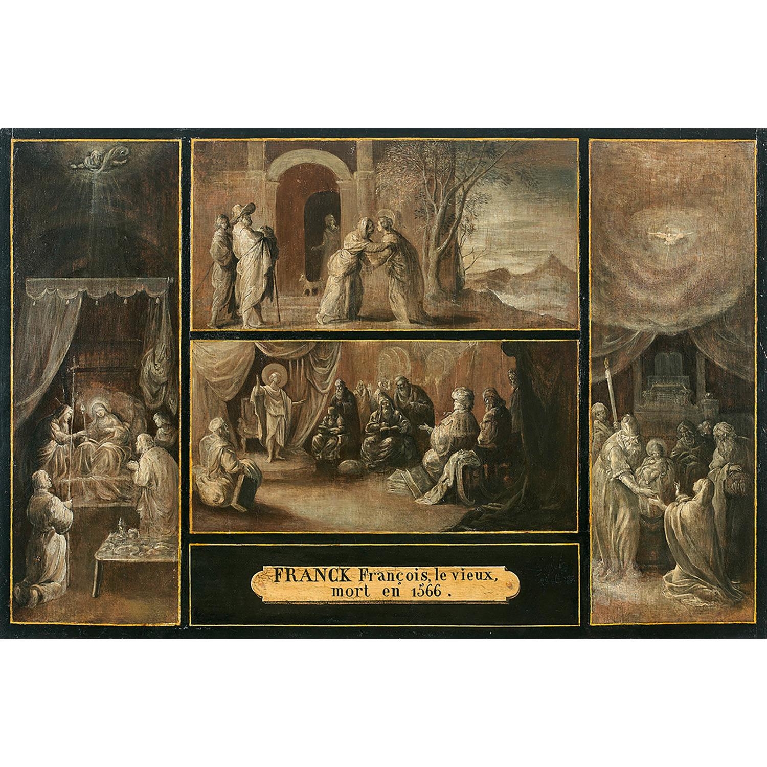 Frans Francken II | Four Scenes from the Life of Christ and the Virgin ...