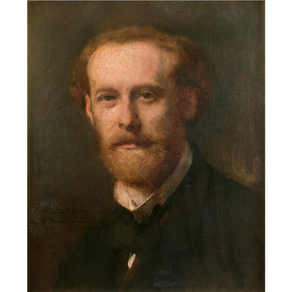 Léon Bonnat | Portrait of the painter José Casado del Alisal (1864 ...