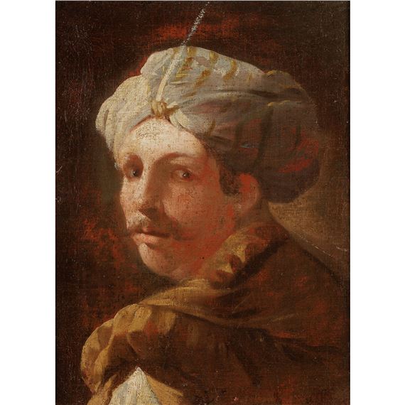 Italian School, 18th Century | Head of a Man in a Turban | MutualArt