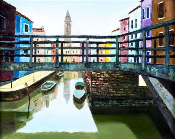 Alessandro Diani | Venetian Cityscape (2002) | MutualArt