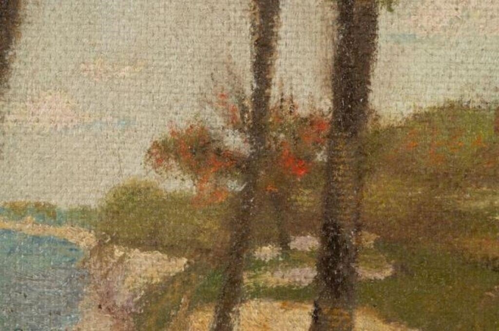 Bruce Thompson | Vintage Oil Landscape Signed Bruce Thompson. | MutualArt