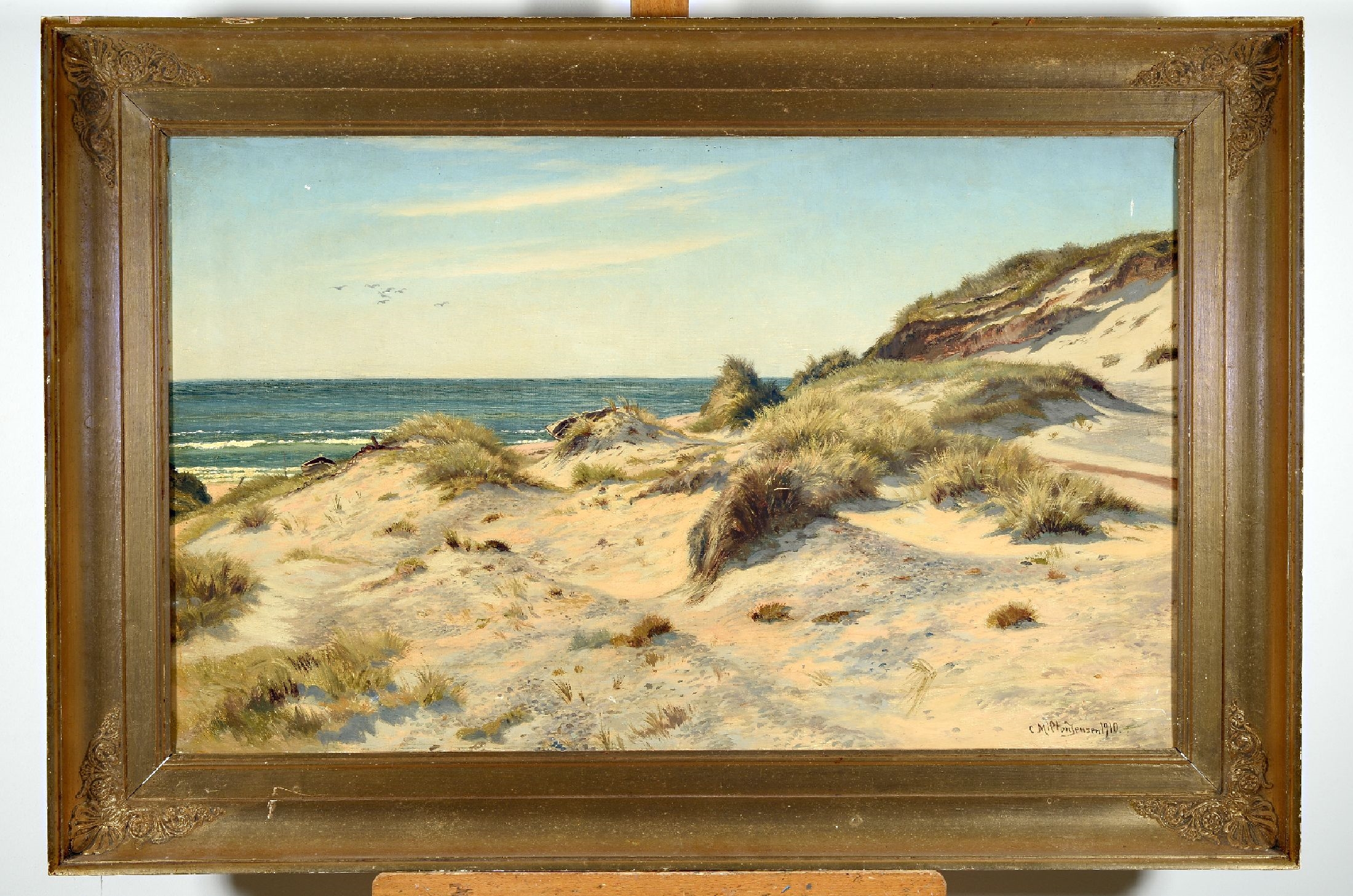 Carl Milton Jensen | summery dune landscape probably on Fanö (1910 ...