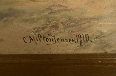 Carl Milton Jensen | summery dune landscape probably on Fanö (1910 ...