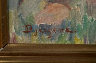 Carl Rasmussen | 3 boys in a harvest landscape | MutualArt