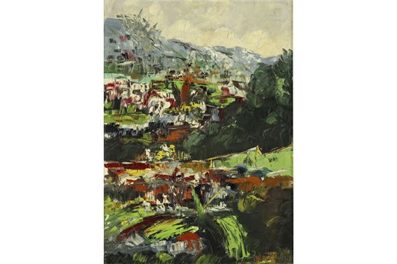 Adriaan Christiaan Willem Terhell | “Geabstraheerd berglandschap ...