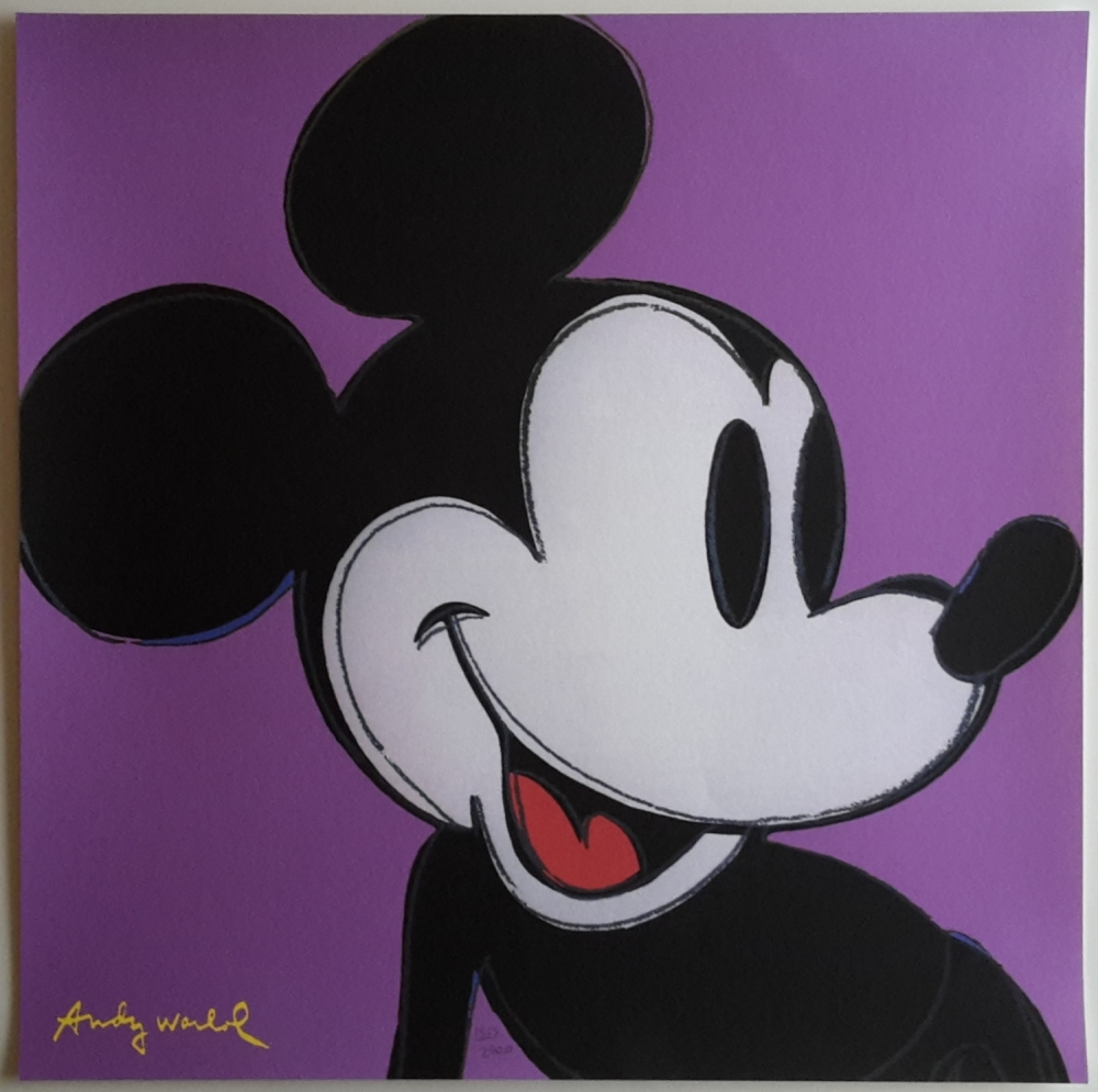 Andy Warhol | Mickey Mouse Purple (1986) | MutualArt