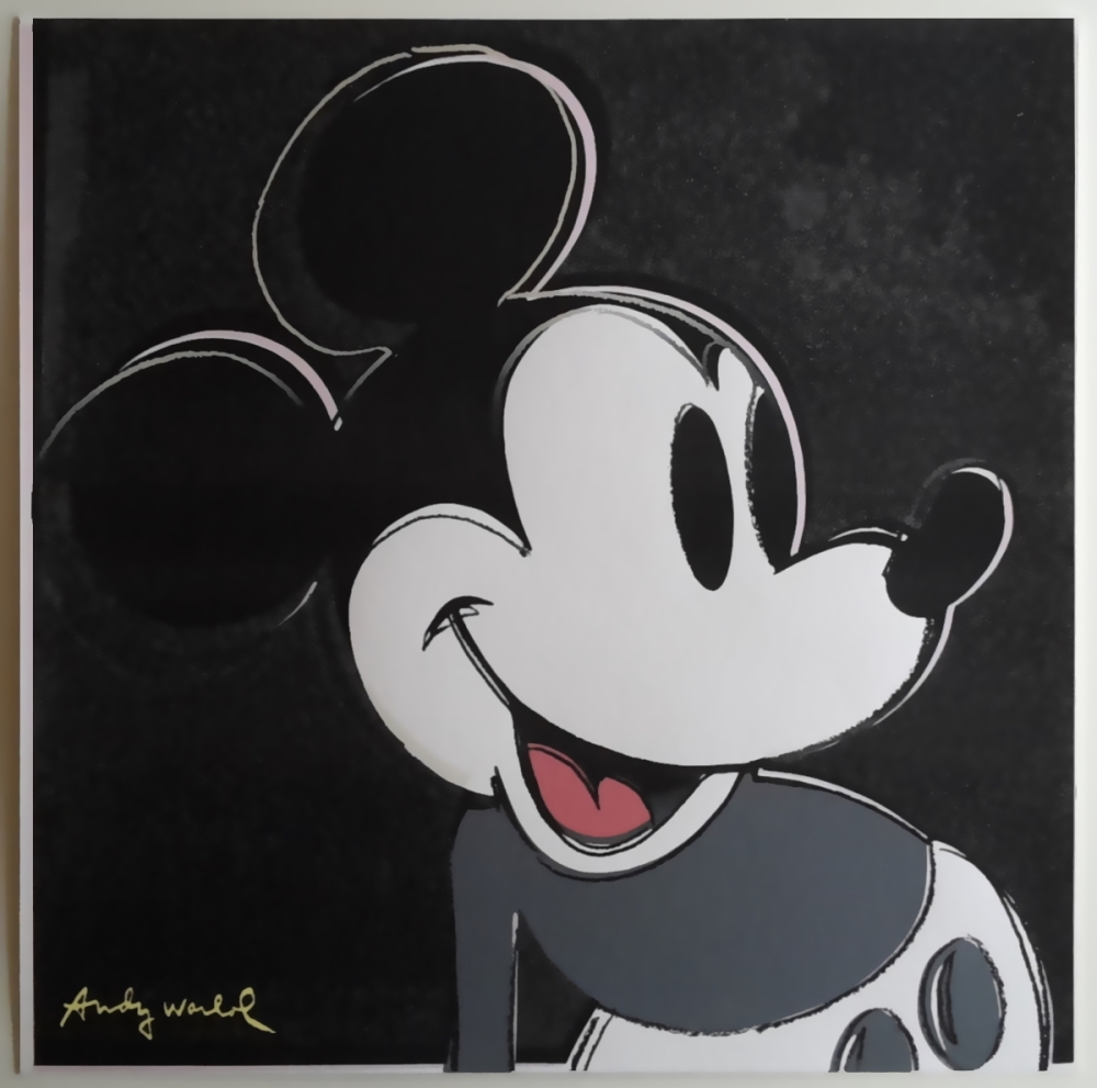 Andy Warhol | Mickey Mouse Black (1986) | MutualArt