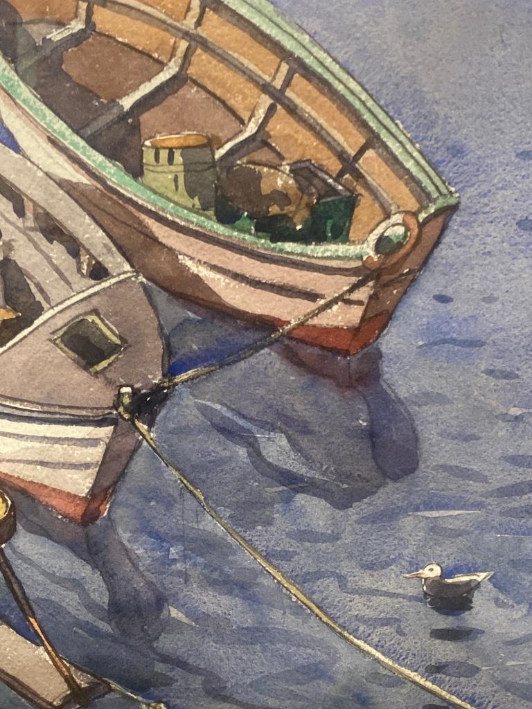 Julius Delbos | untitled fishing boats | MutualArt