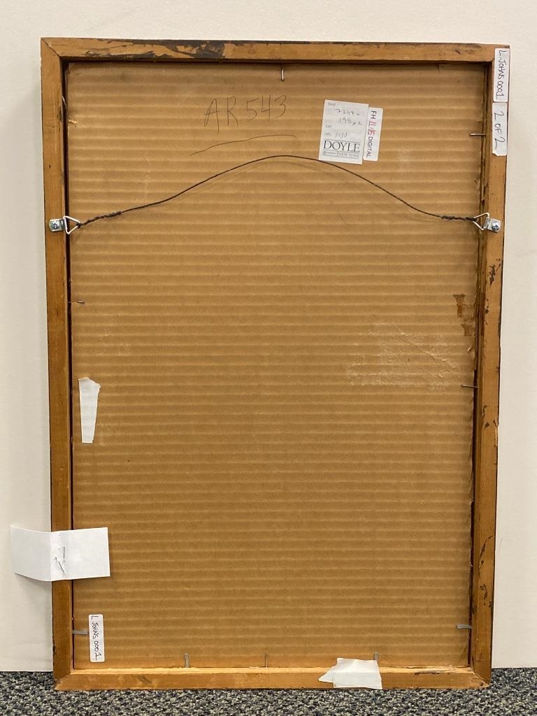 Lester Johnson | portrait of a man (1961) | MutualArt