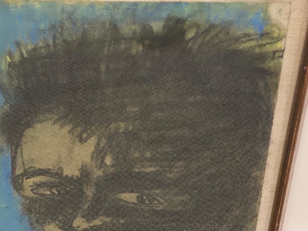 Lester Johnson | portrait of a man (1961) | MutualArt