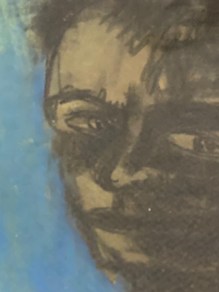 Lester Johnson | portrait of a man (1961) | MutualArt