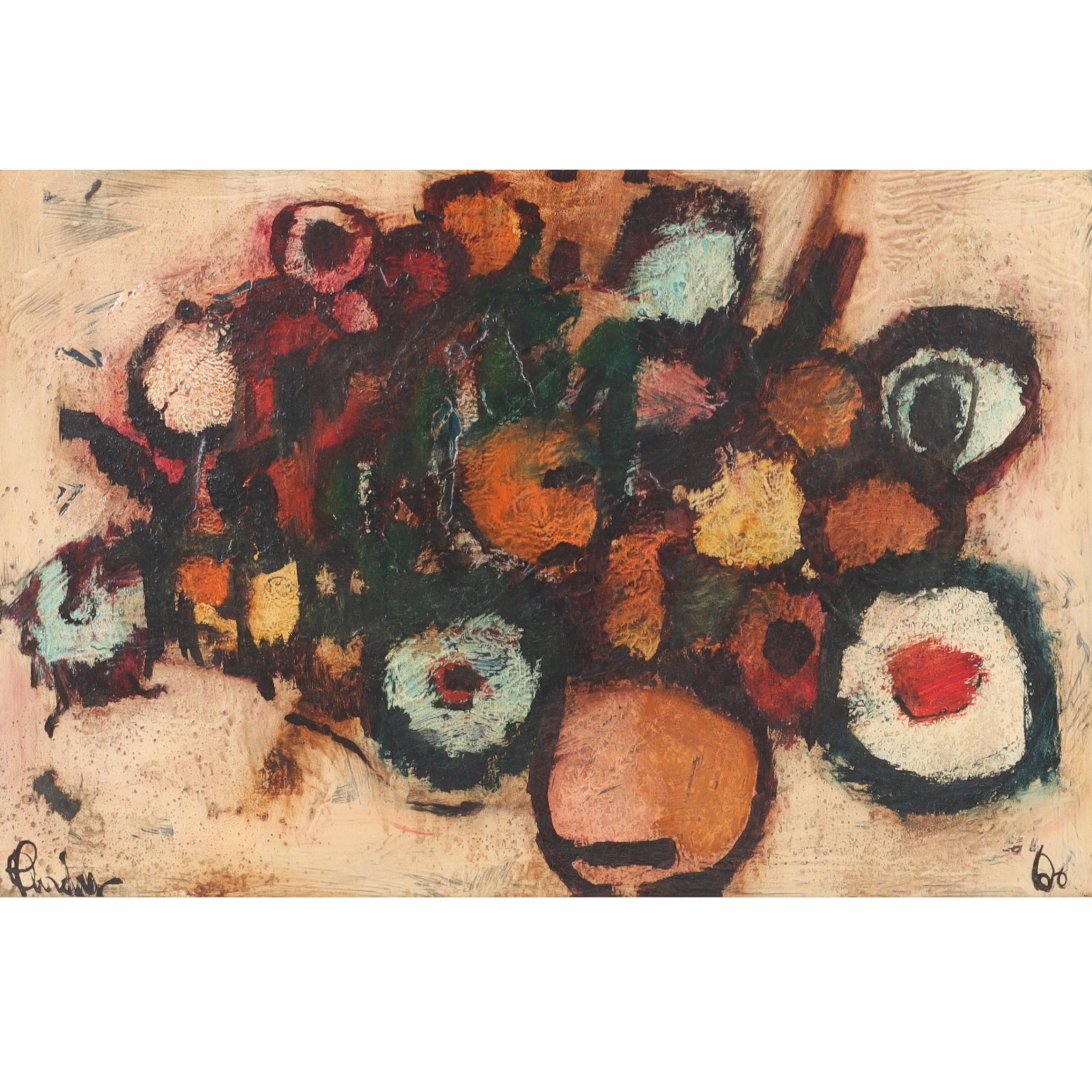 Donald Roy Purdy | abstract floral still life (1960) | MutualArt