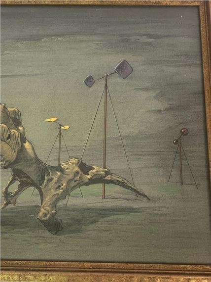 Gilbert Hancox | surrealist landscape with nudes | MutualArt