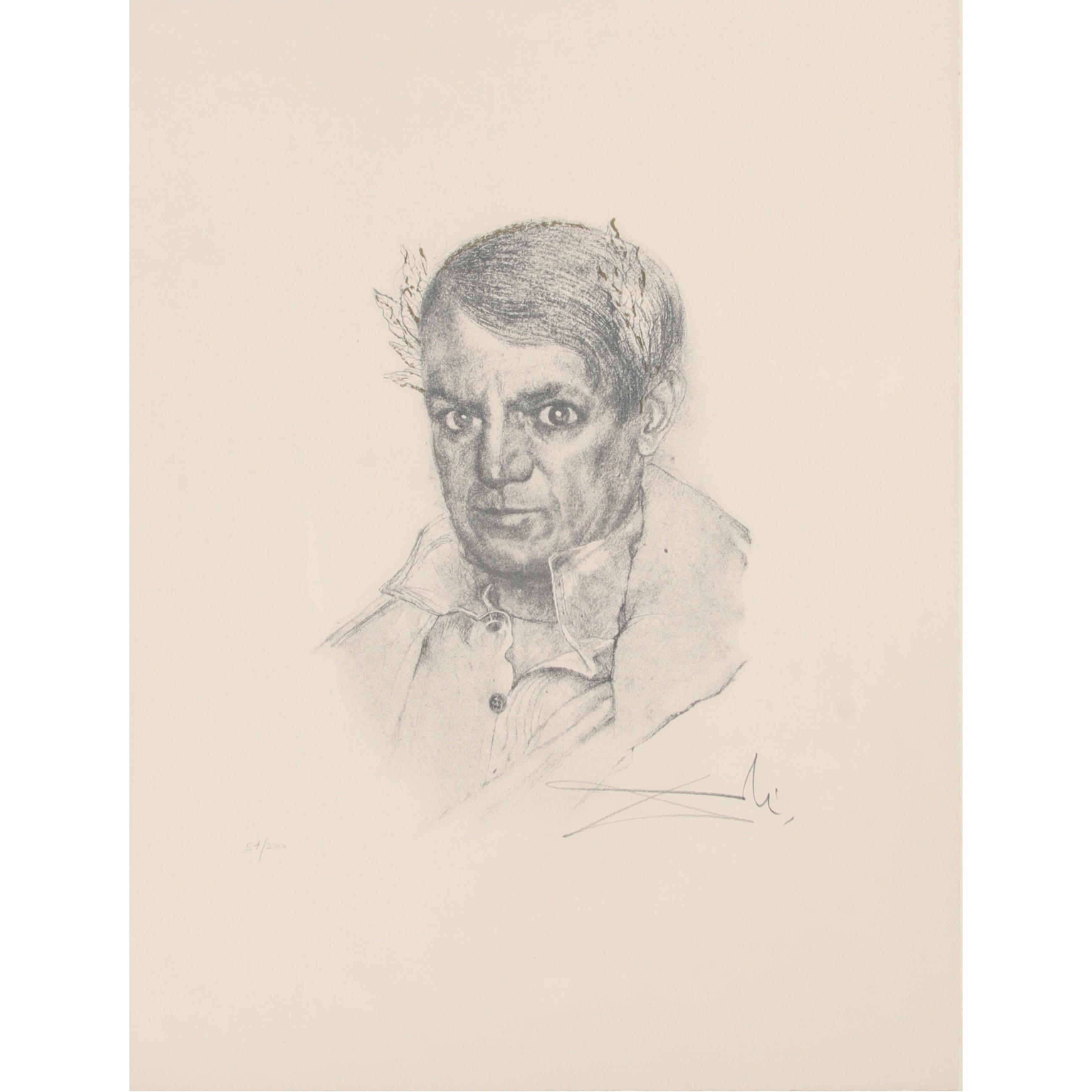 Salvador Dali Portrait Of Picasso