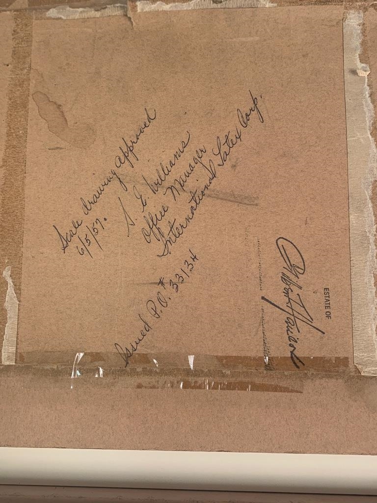 Gilbert Hancox | mural study illustration for latex factory, New York ...