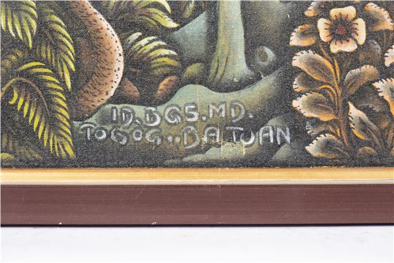 Ida Bagus Made Togog | A jungle with various trees and animals, among ...