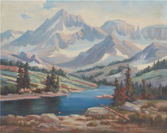 Nevada Wilson | Mountainous landscape | MutualArt