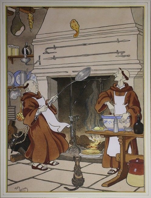 Harry Eliott | Les moines aux fourneaux Les moines à table Deux ...