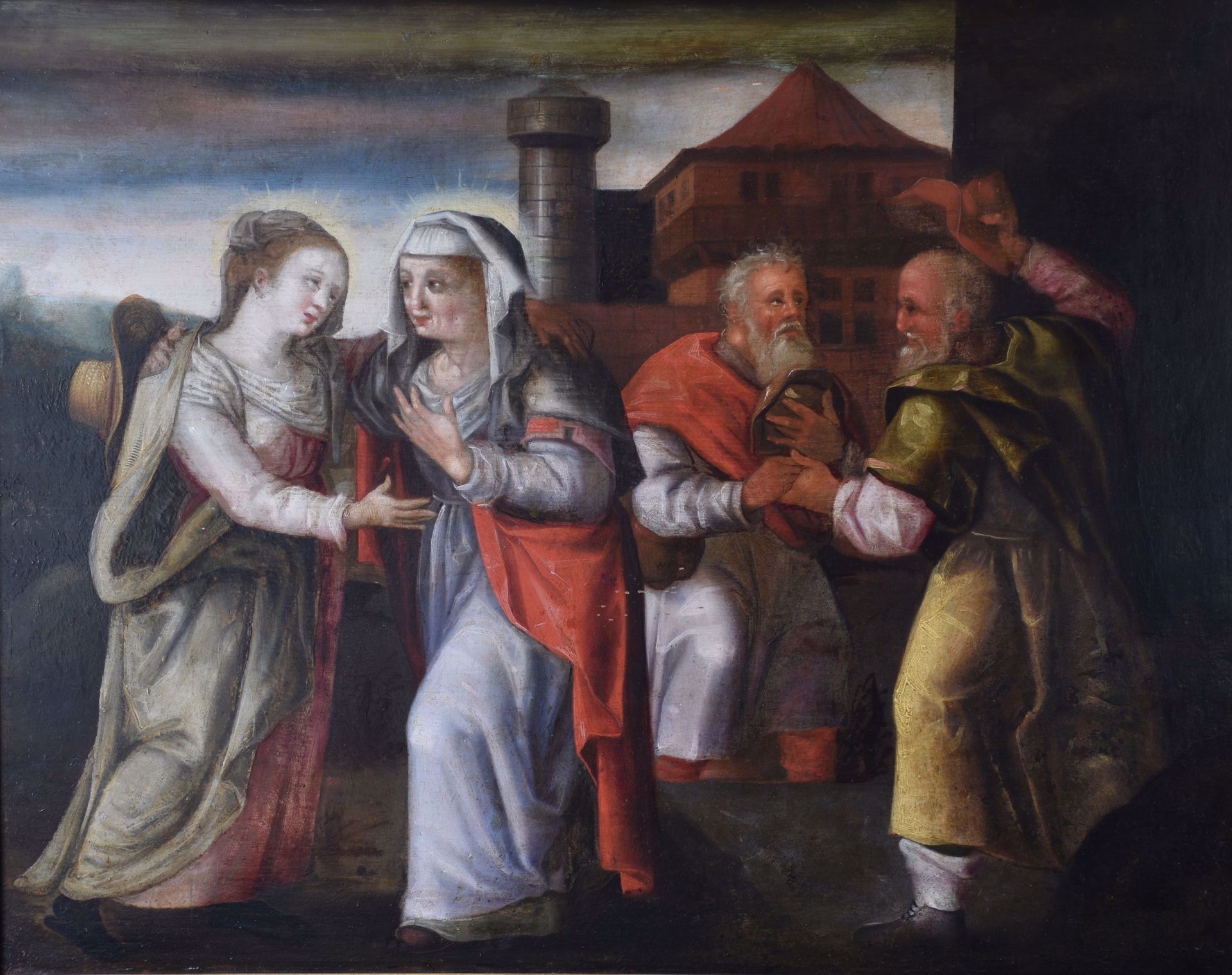 Rhenish School, 16th Century | The circumcision and Mary's visit to her ...