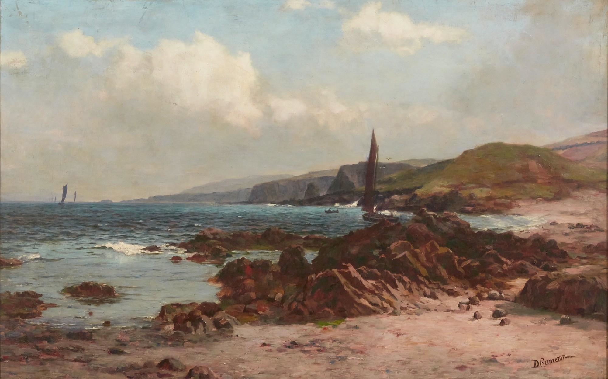 Duncan Cameron | Coastal scene | MutualArt