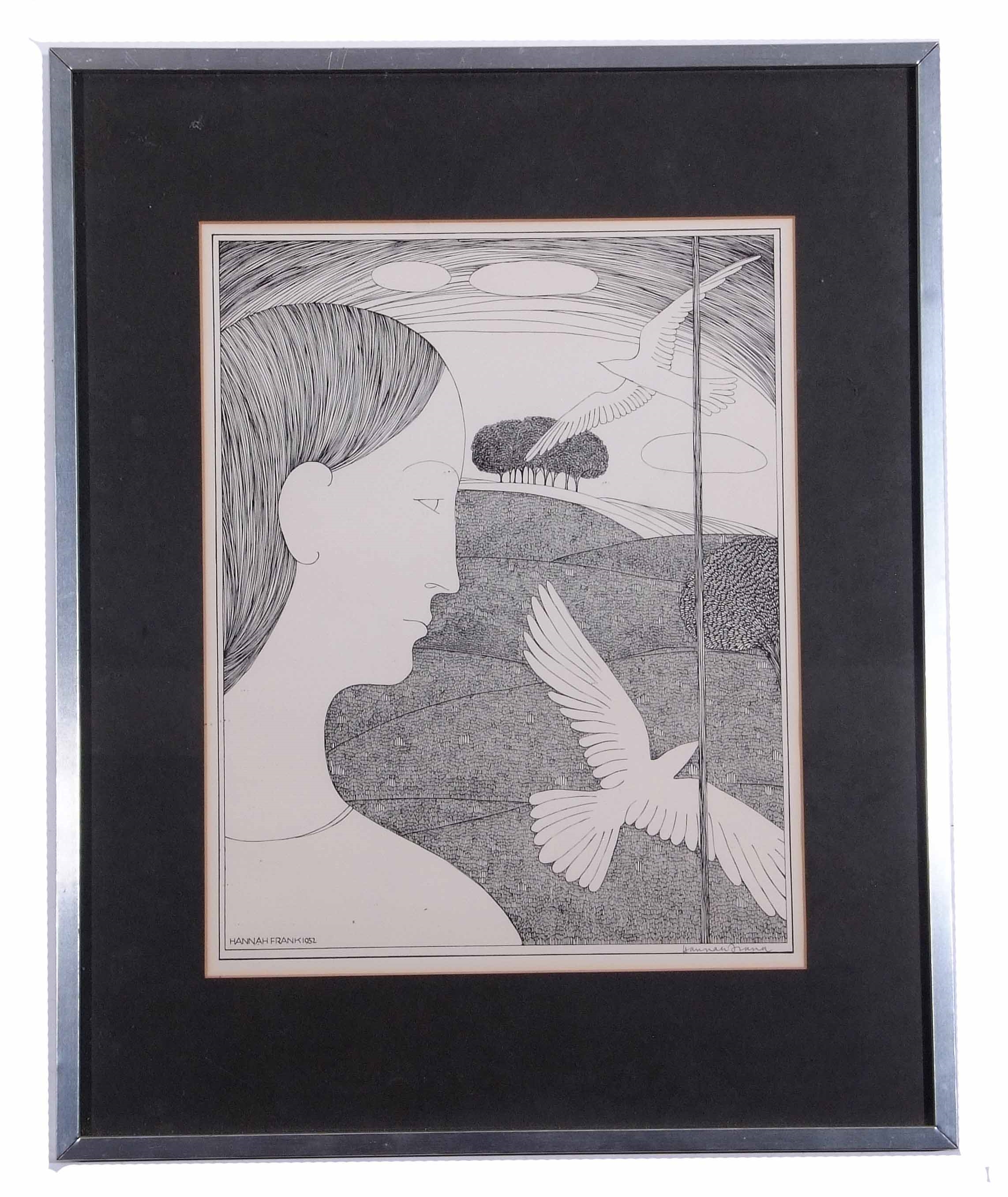 Hannah Frank | 'Girl at Window' (1952) | MutualArt