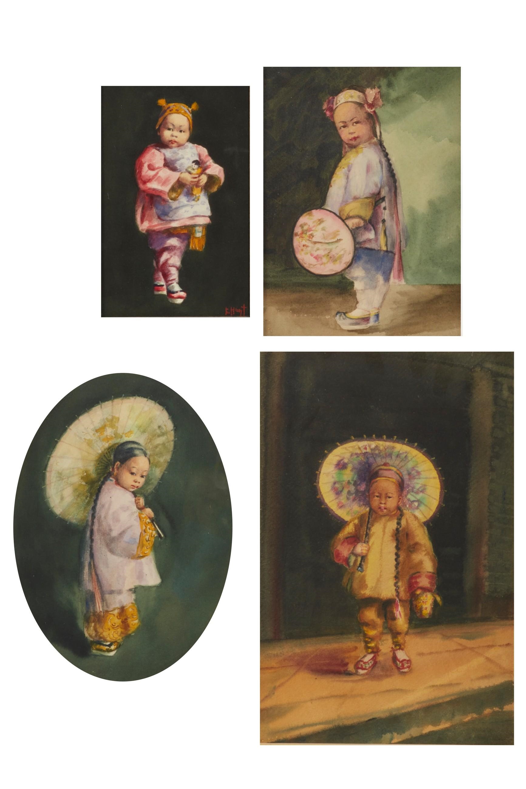 Esther Anna Hunt | Children in traditional costume (4) | MutualArt