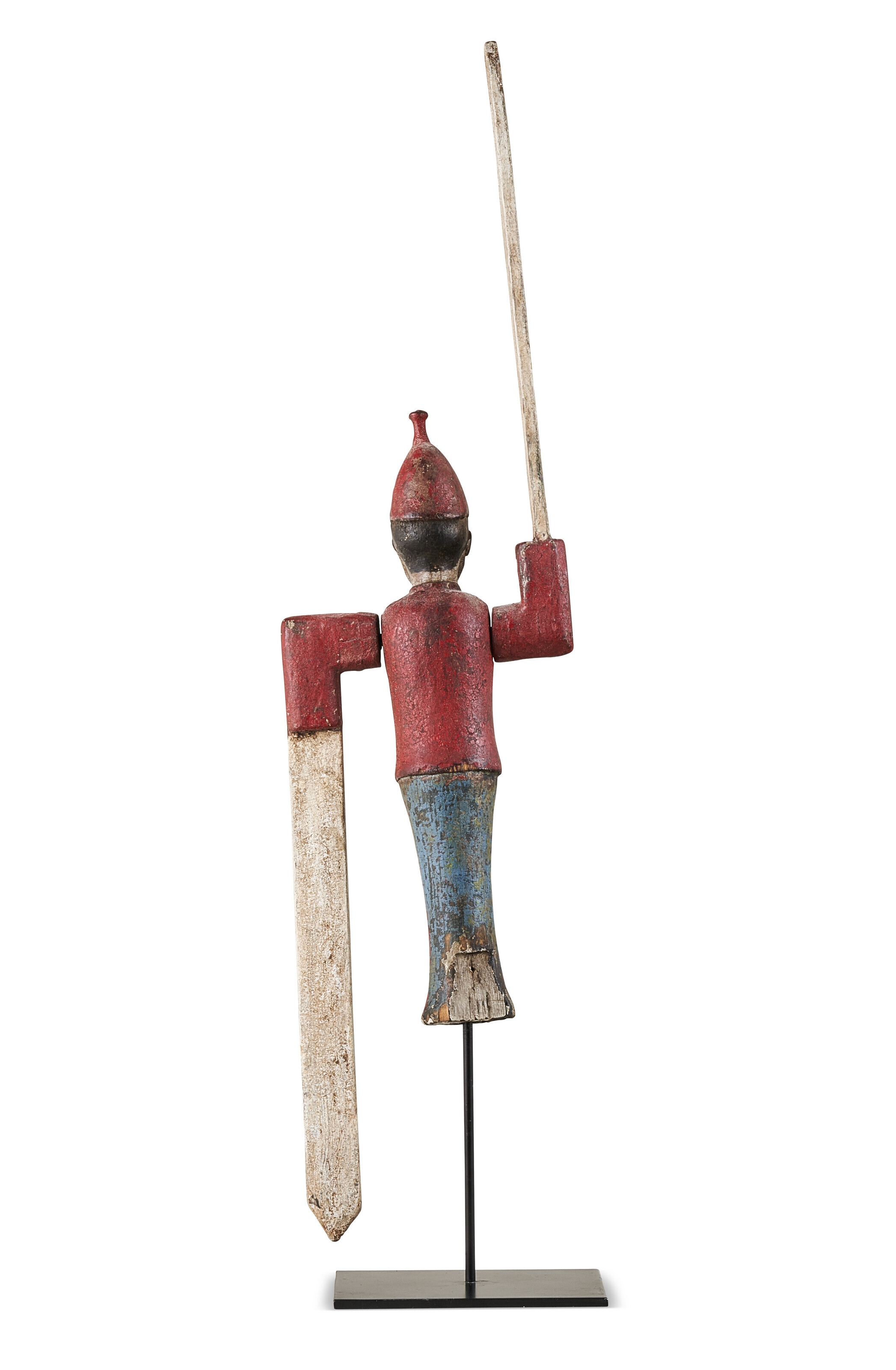 American School, 19th Century | A CARVED AND PAINT-DECORATED MILITARY ...
