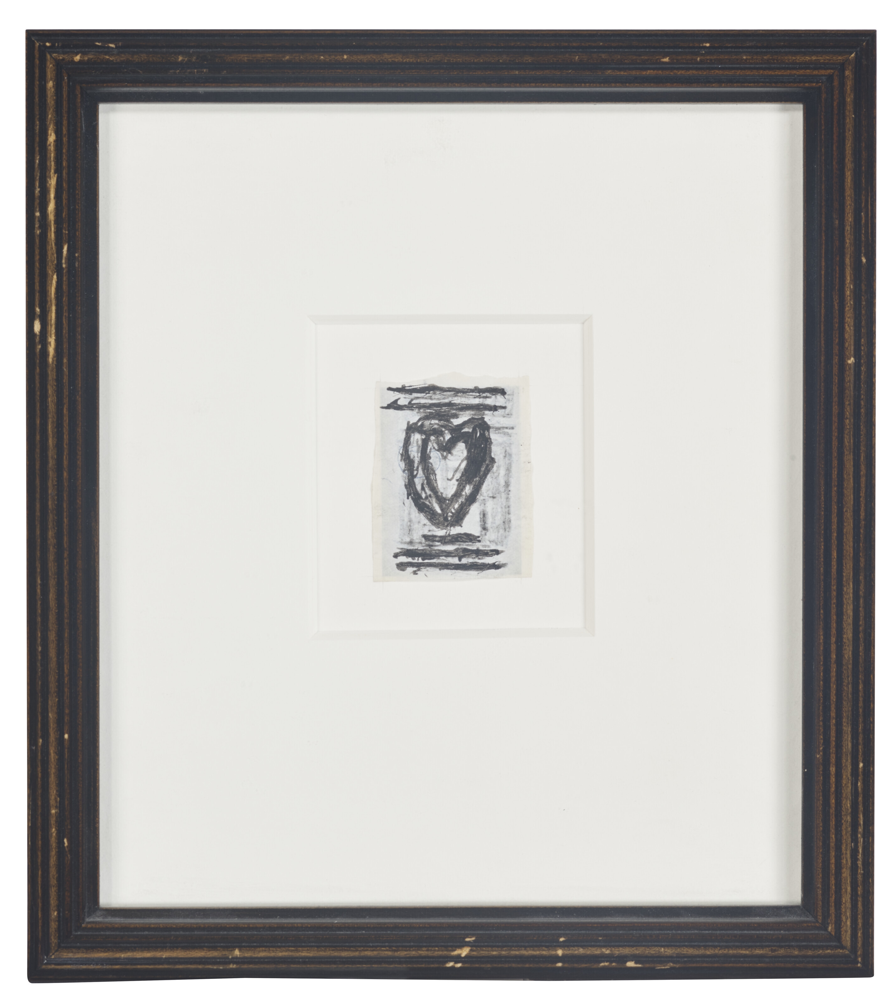 James Castle | Untitled (Double Heart), double-sided | MutualArt
