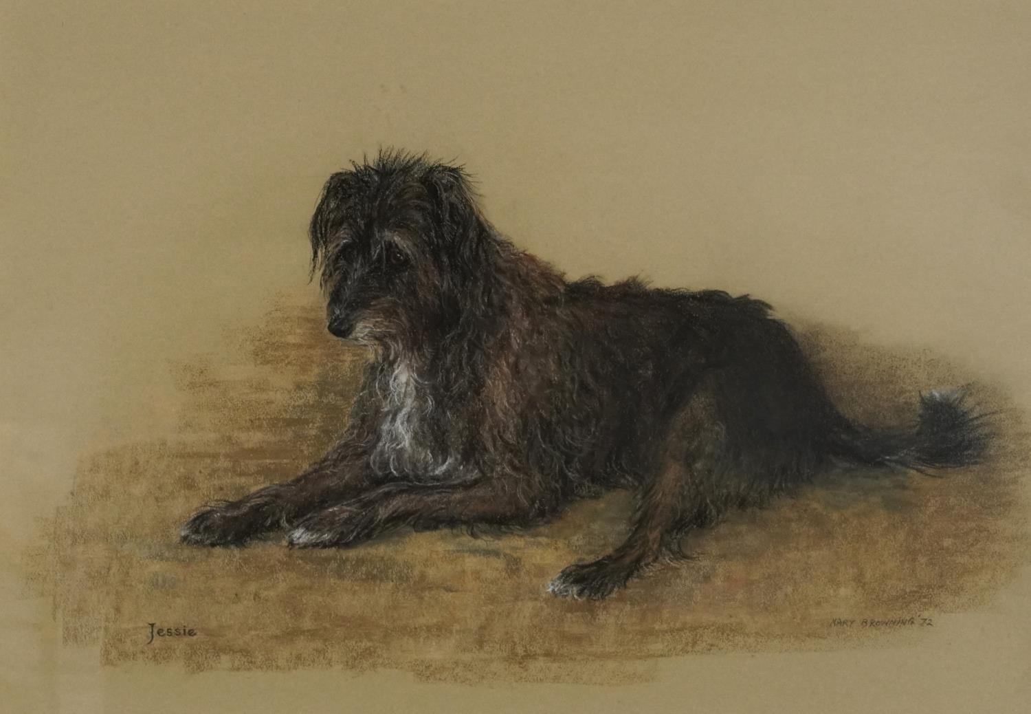 Mary Browning | Portrait of a dog called Jessie | MutualArt