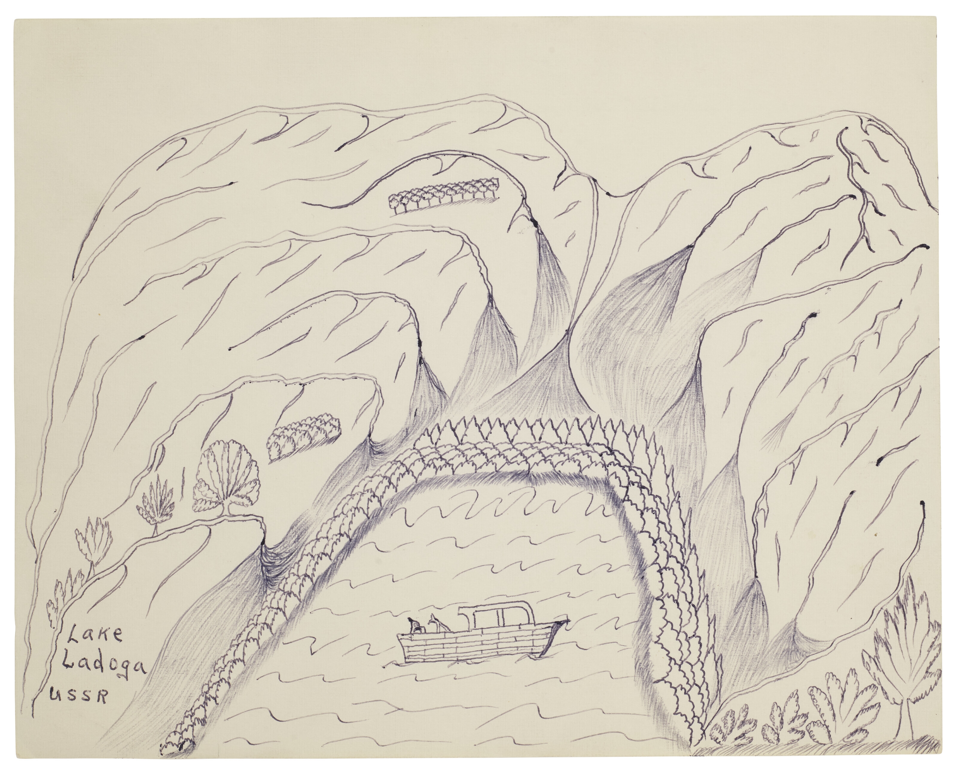Joseph Yoakum | Lake Lagoda | MutualArt