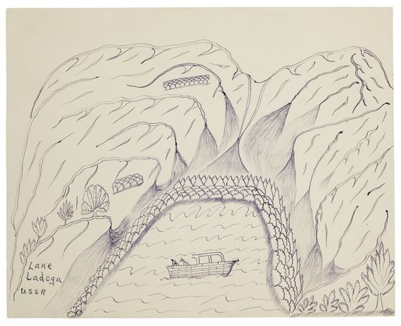 Joseph Yoakum | Lake Lagoda | MutualArt