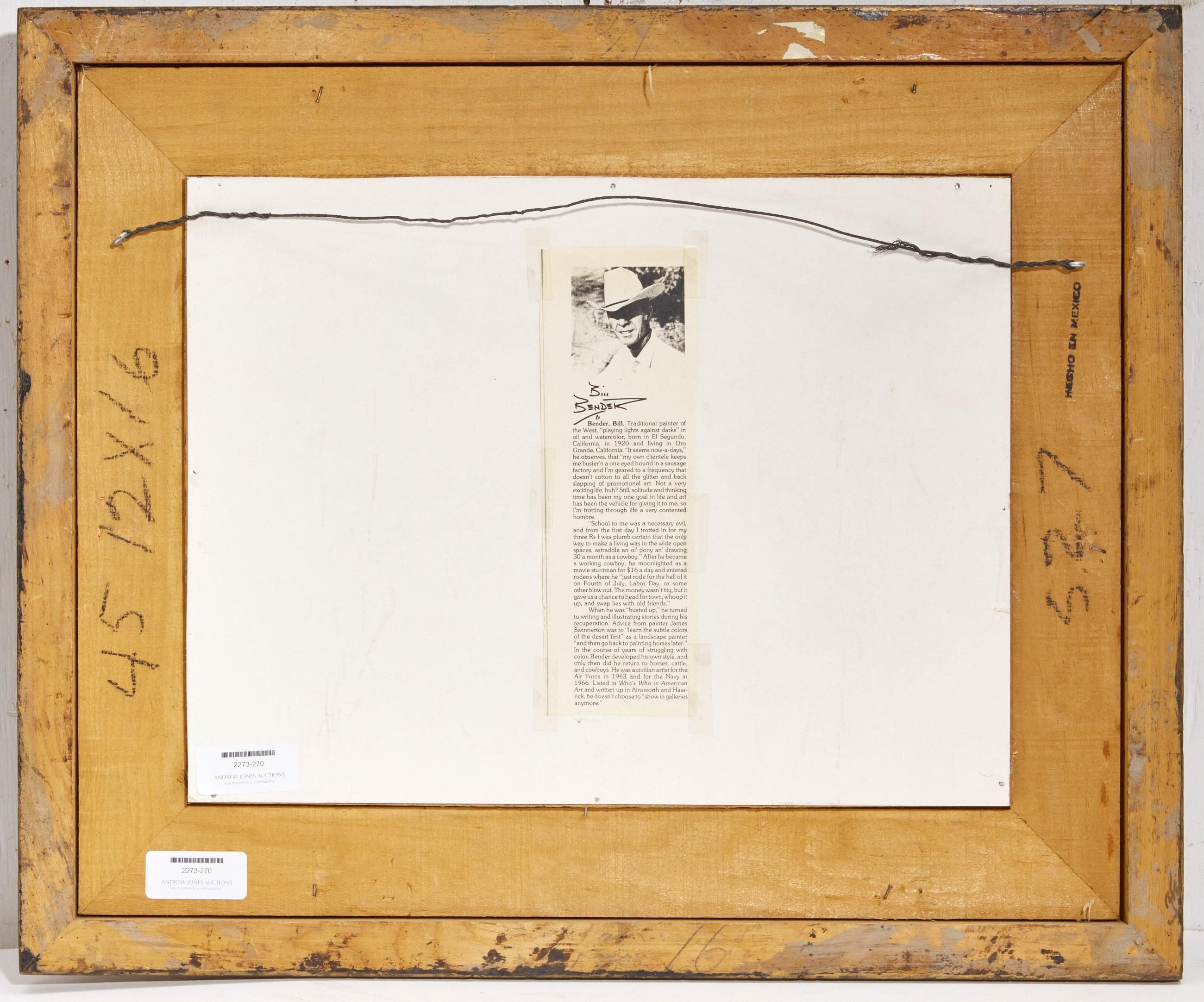 Bill Bender | Desert landscape, 1971 (1971) | MutualArt