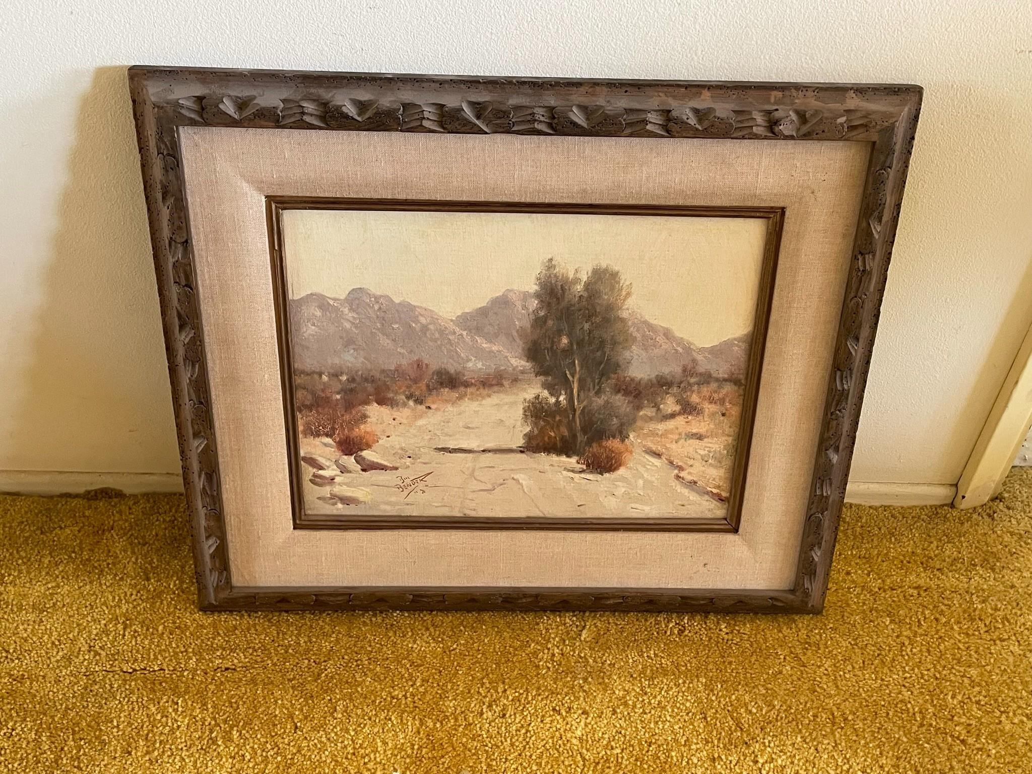 Bill Bender | Desert landscape, 1971 (1971) | MutualArt