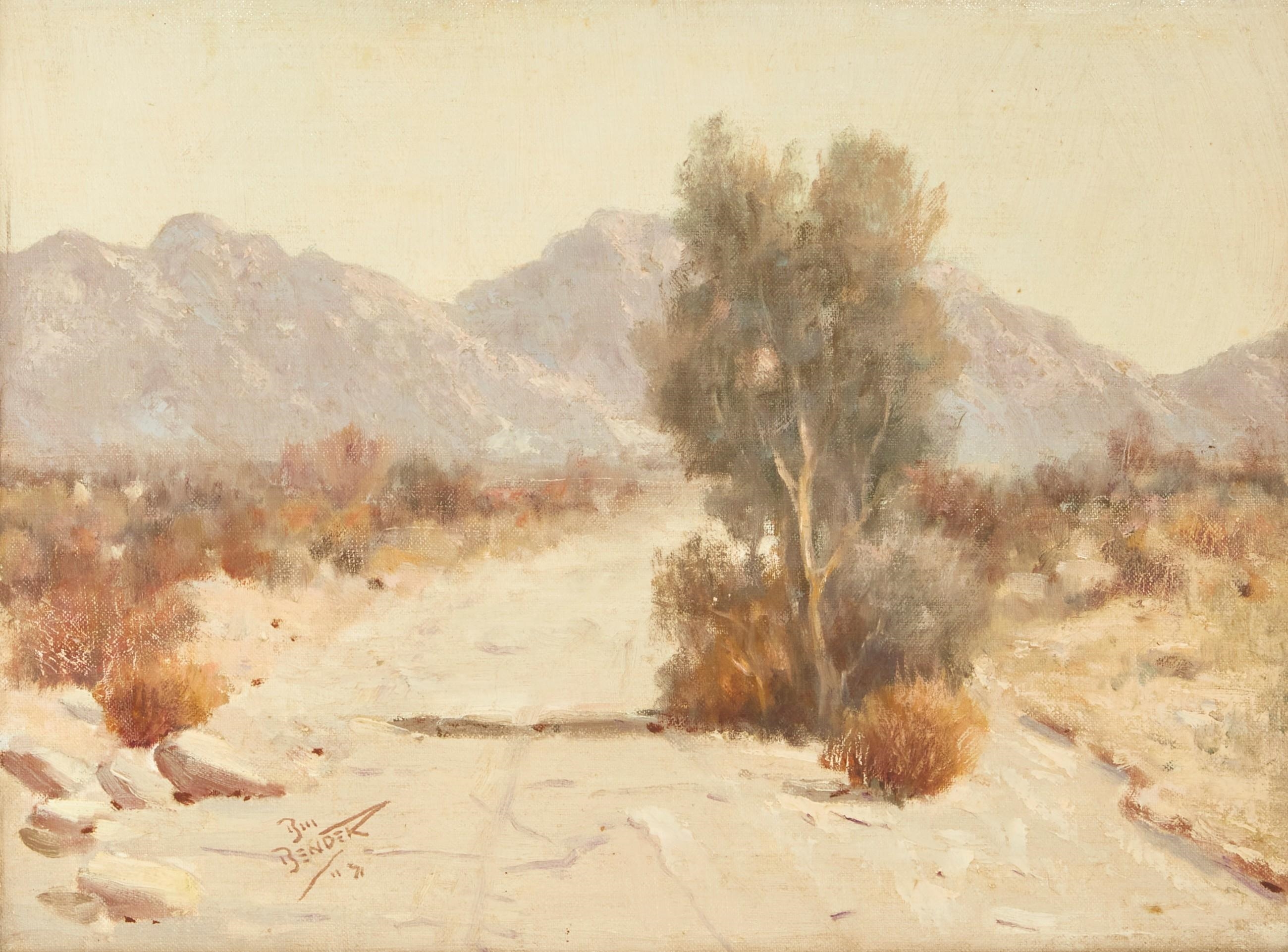 Bill Bender | Desert landscape, 1971 (1971) | MutualArt