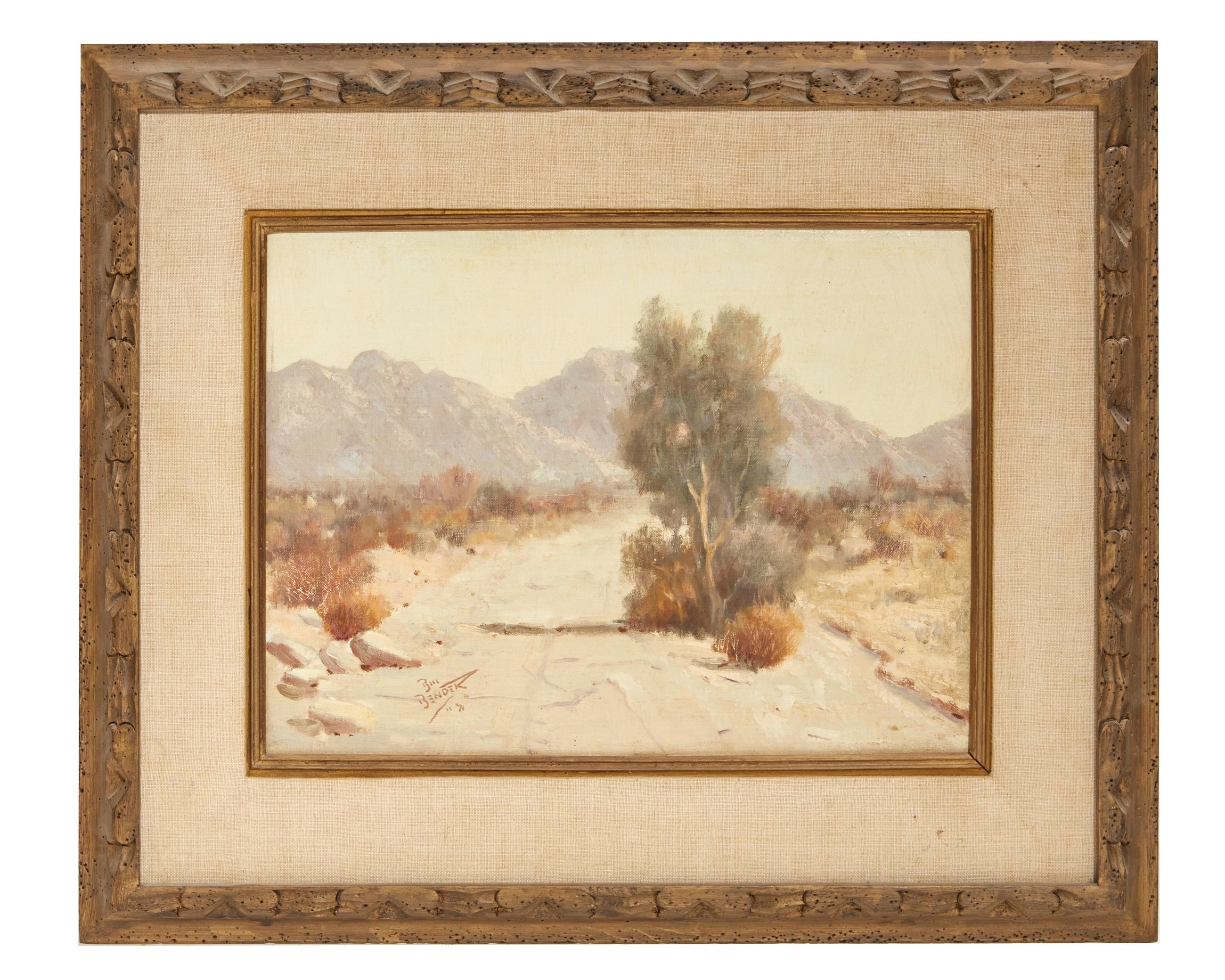 Bill Bender | Desert landscape, 1971 (1971) | MutualArt