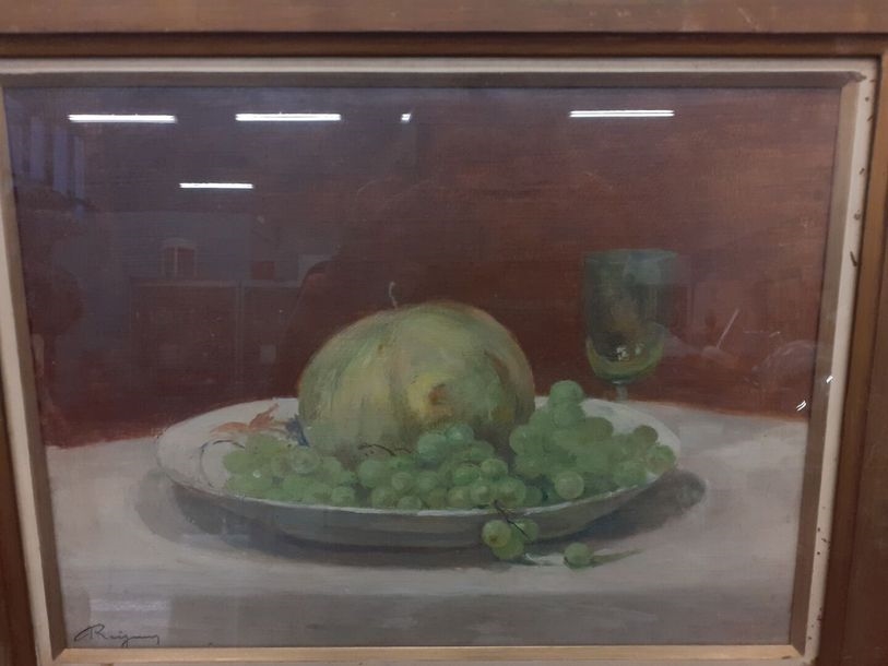 Regnier | Nature morte au melon | MutualArt