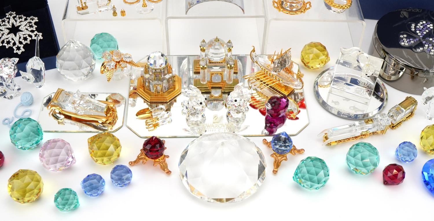 Swarovski | Collection of mostly Swarovski Crystal including miniature ...