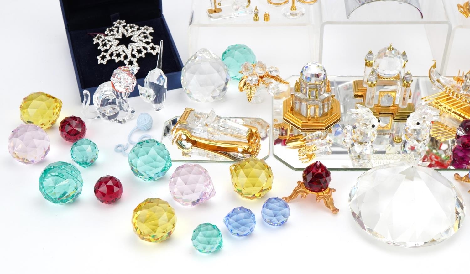 Swarovski | Collection of mostly Swarovski Crystal including miniature ...