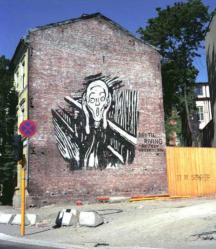Hank O'Neal | THE SCREAM MURAL, EDVARD MUNCH'S CHILDHOOD HOME, OSLO ...