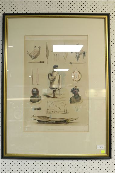 George French Angas | The Aboriginal Inhabitants | MutualArt